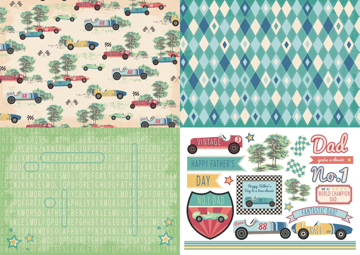 Free vintage racing car papers - Gathered